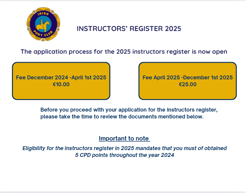 Instructors Register art